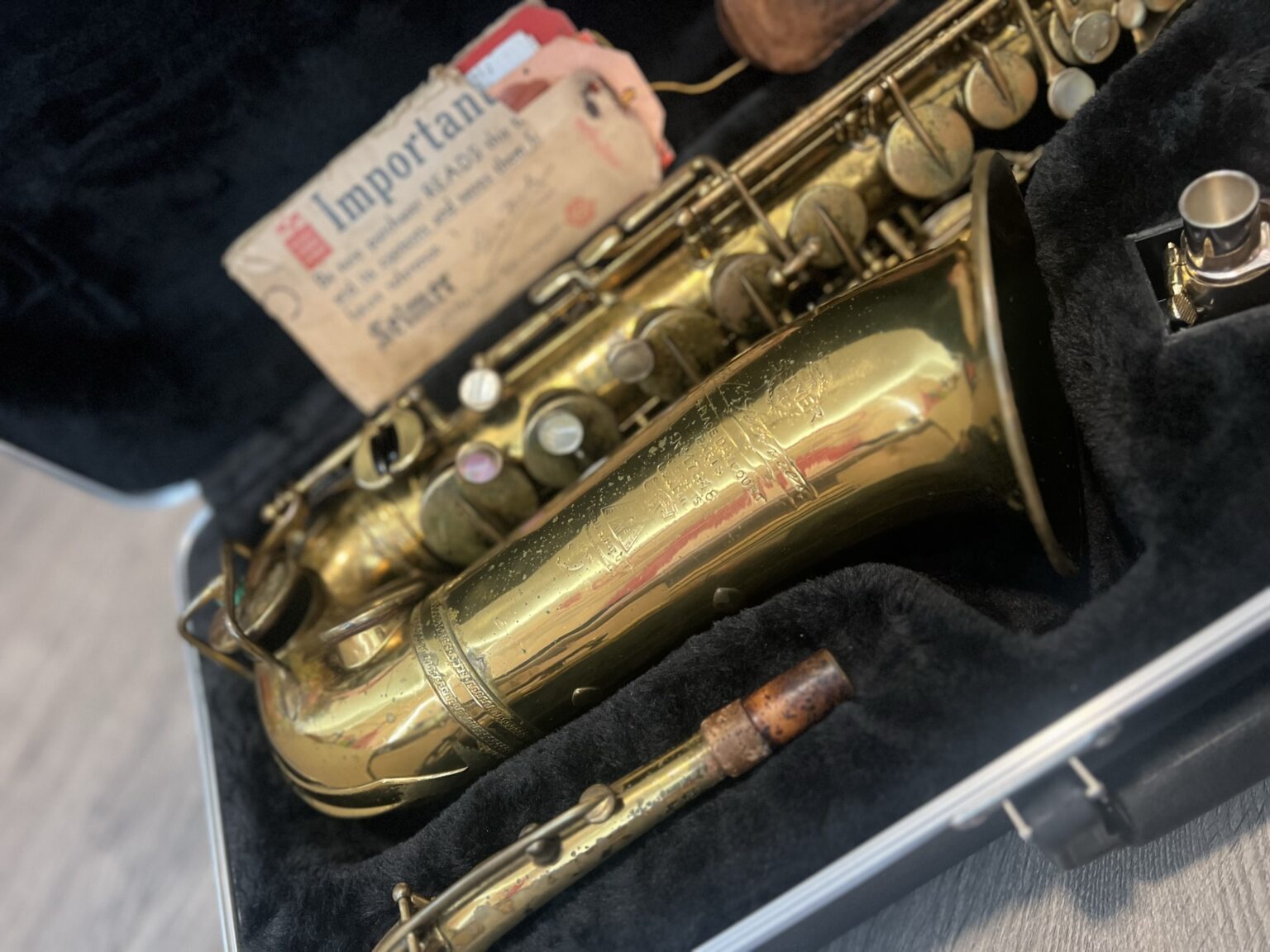 Vintage Selmer Paris SSS Super Series Alto Saxophone 1933