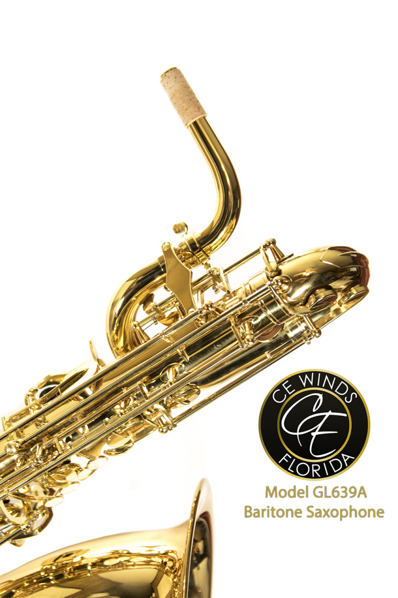 CE Winds A2 Gold Lacquer Baritone Saxophone